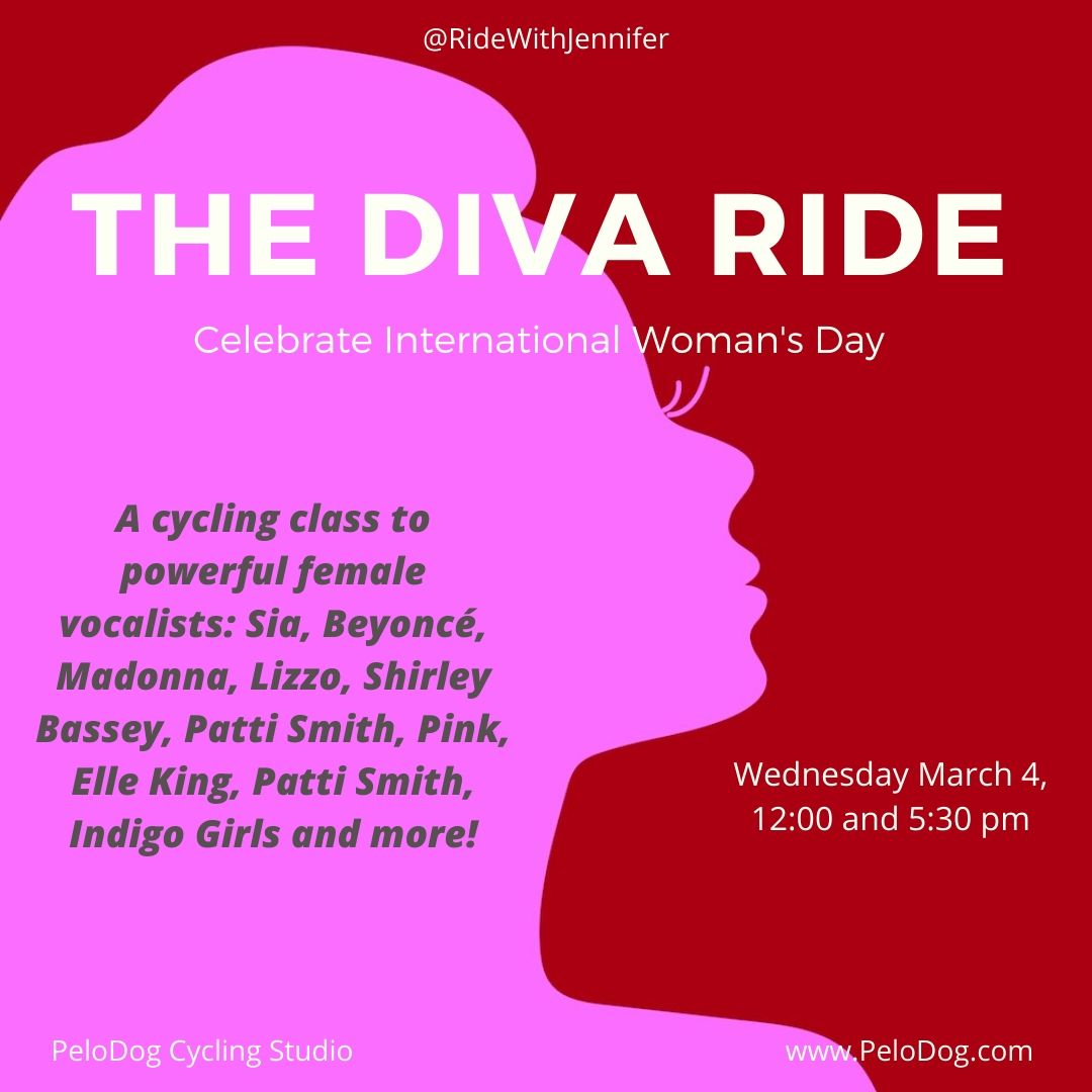 International Women’s Day: The Diva Ride—Rolling Hills – Indoor Cycling ...